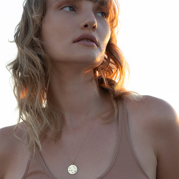 Asteria seven necklace sapphires and diamonds – eikosi dyo